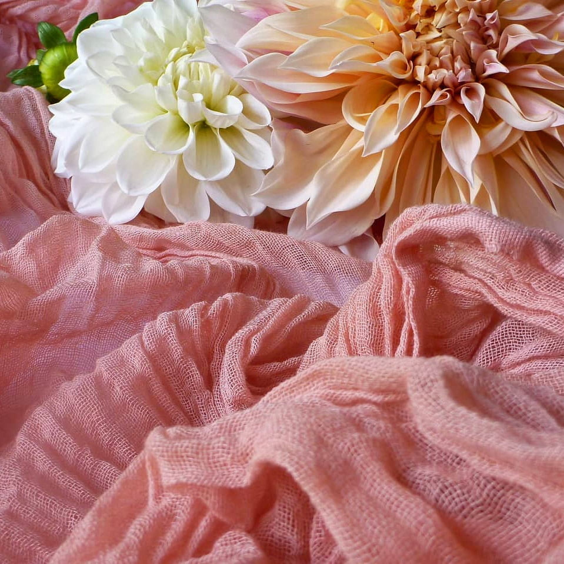 Cterwk Table Runner Sheer Cheesecloth Table Runner for Wedding Holiday ...