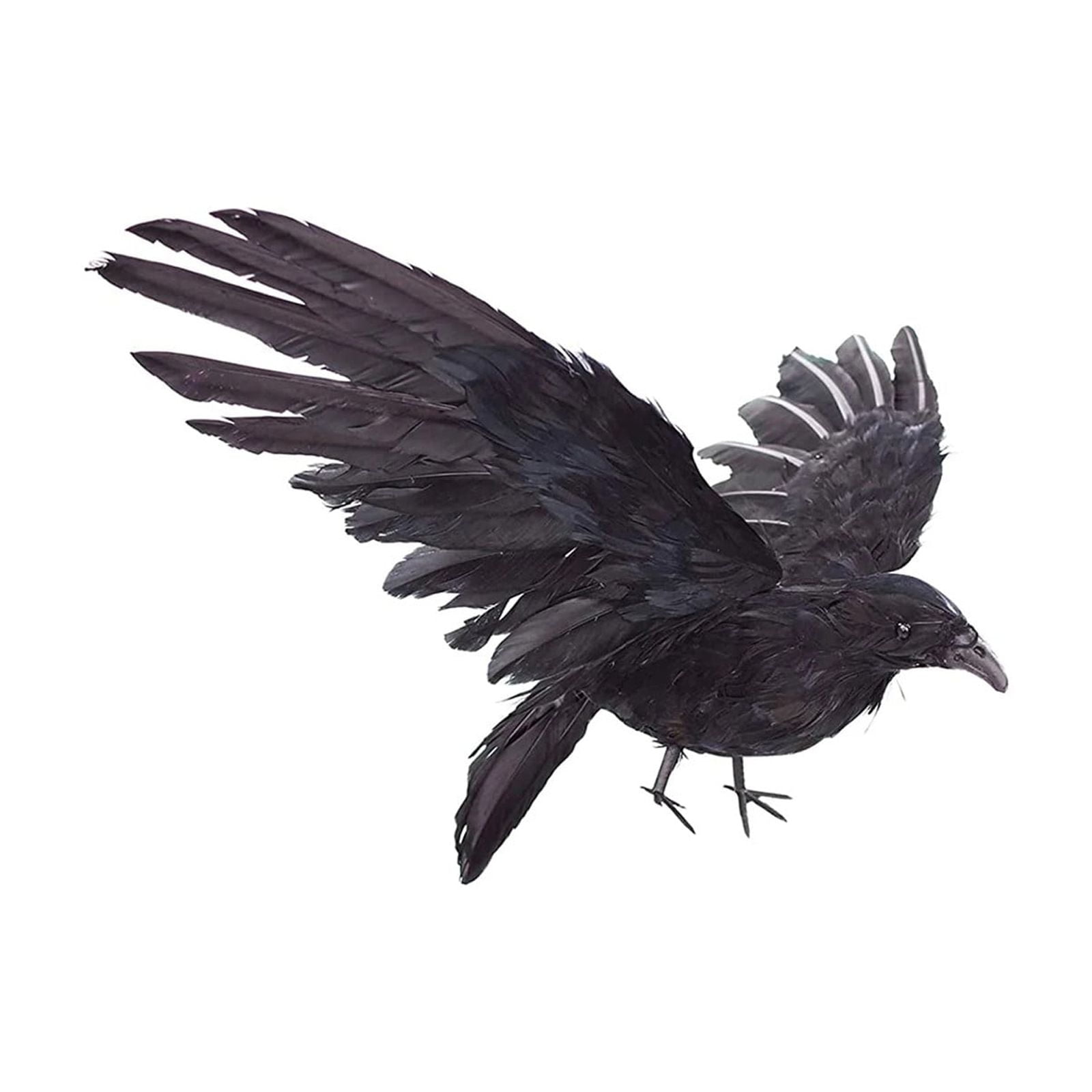 Cthrlog 1-Pack Realistic Crows Lifesize Extra Large Handmade Black ...