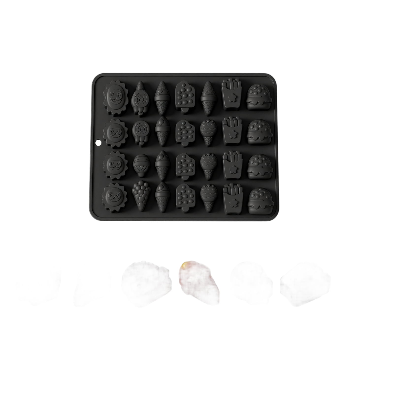 Cthrlog Candy Chocolate Silicone Mold for Steaming Soft Candy DIY Hand ...