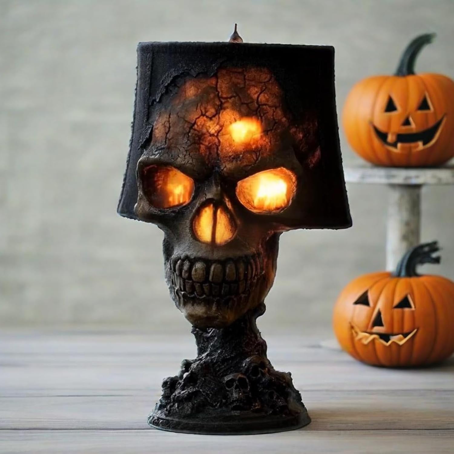 Cthrlog Human Skull Light Night Light,Halloween Night Light,Skull Lamp ...