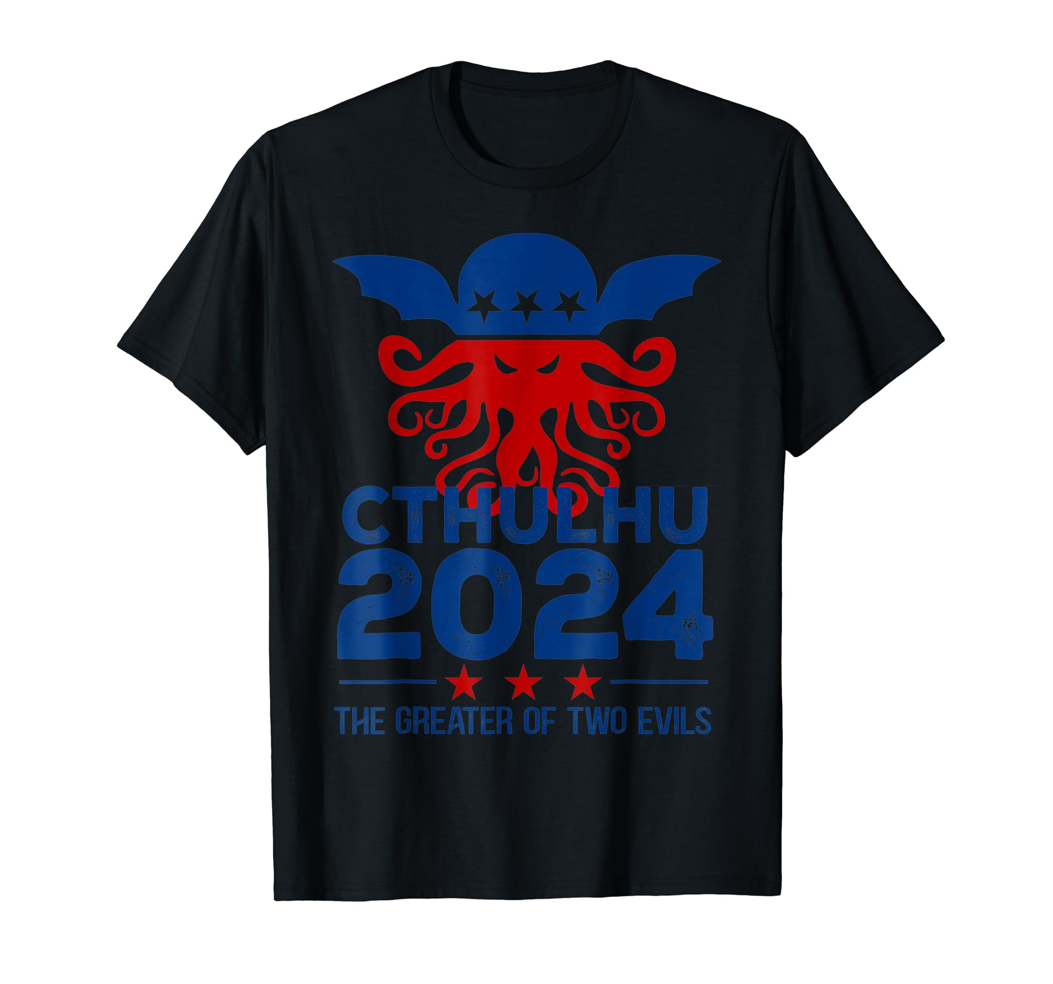 Cthulhu 2024 - The Greater Of Two Evils T-Shirt - Walmart.com