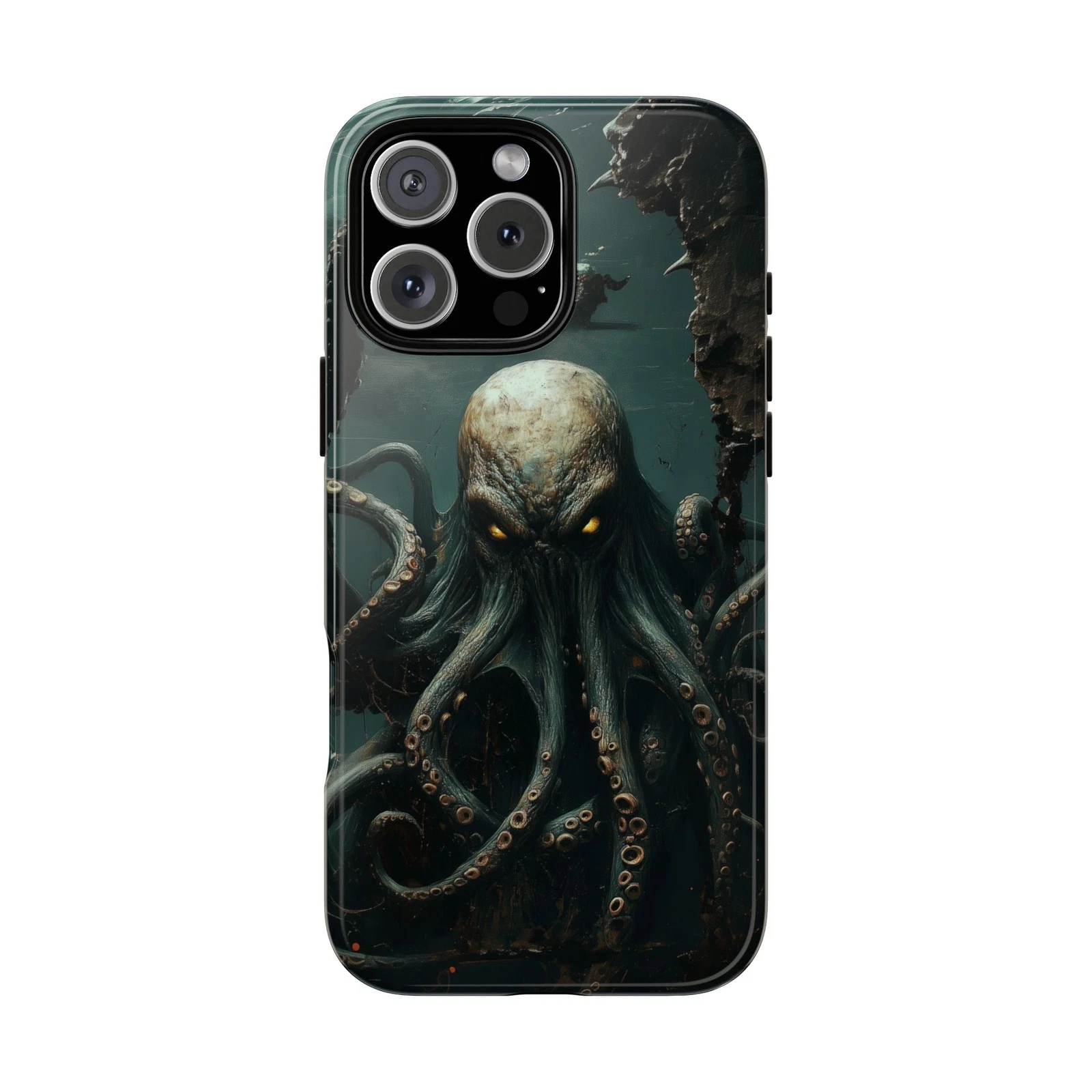 Cthulhu Cosmic Deep Sea Creature Case for iPhone 17 to 11 Pro Max ...
