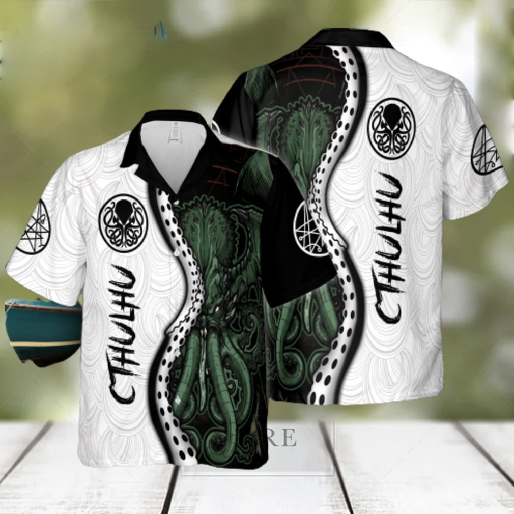 Cthulhu Design Hawaiian 3D Shirt Style 5For Men And Women Gift Beach ...