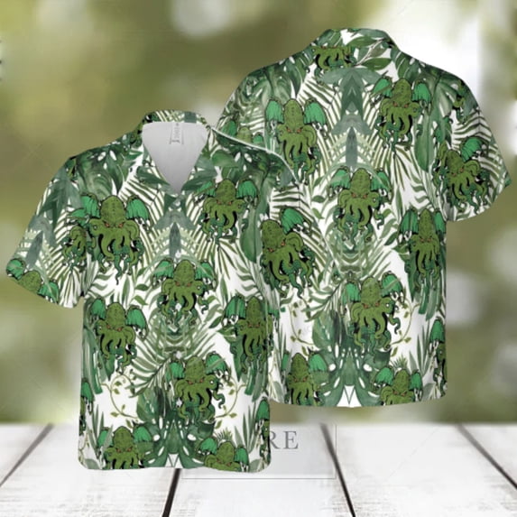 Cthulhu Design Hawaiian 3D Shirt Style 8For Men And Women Gift Beach ...
