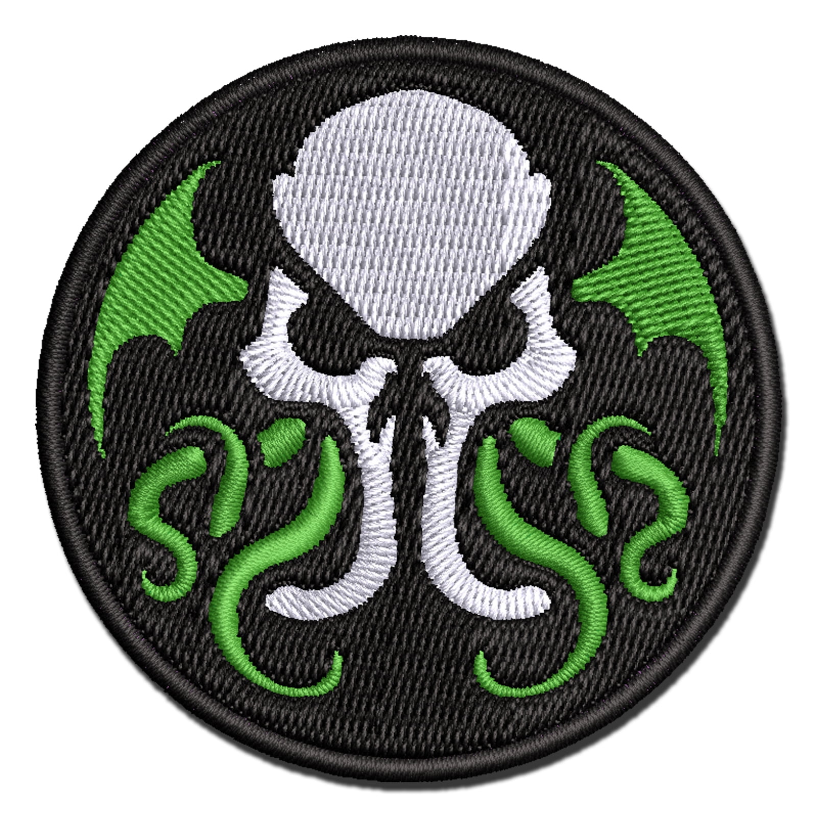 Cthulhu Eldritch Horror Scary Applique Multi-Color Embroidered Iron-On Patch - 3 Inch Medium ...