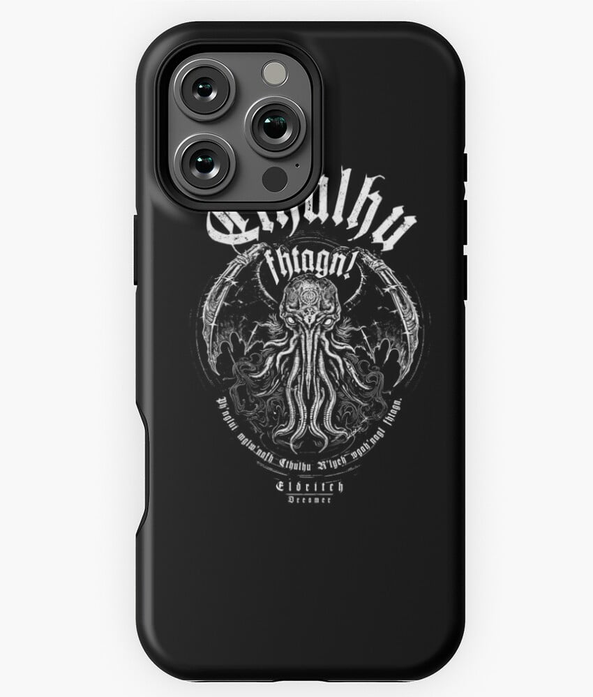 Cthulhu Fhtagn Arkham Eldritch Dreamer Phone Case for iPhone 16 15 14 ...