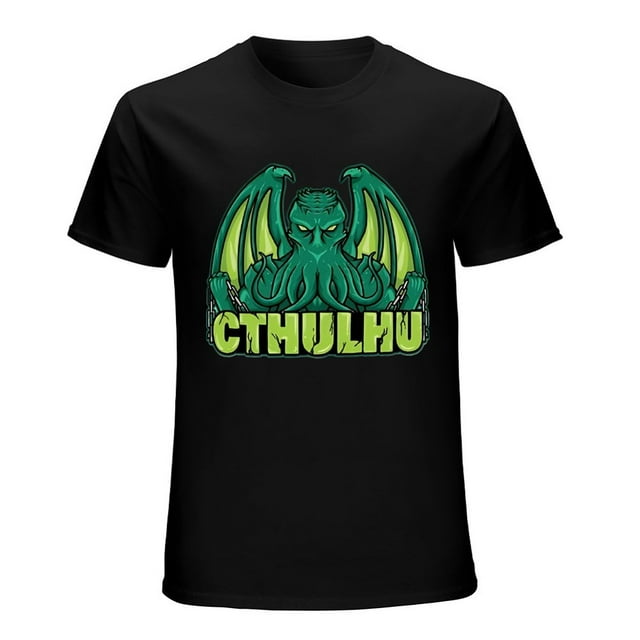 Cthulhu Logo Retro Horror Lover's Tee - Walmart.com