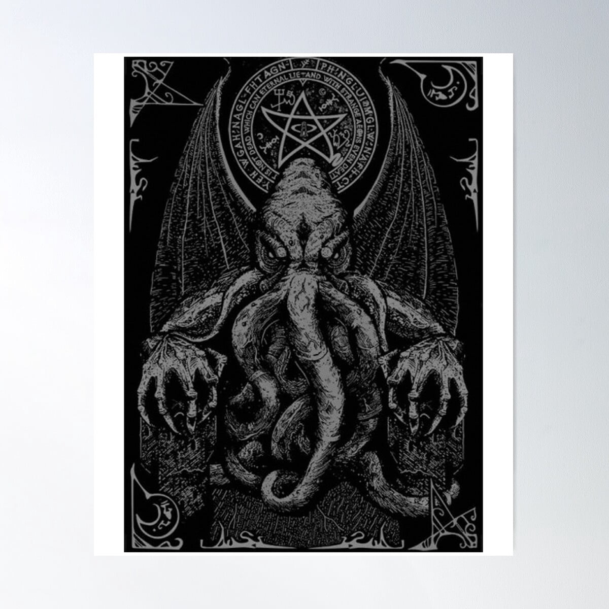 Cthulhu Love Craft Occult Pagan Octopus Monster Apocalypses ...