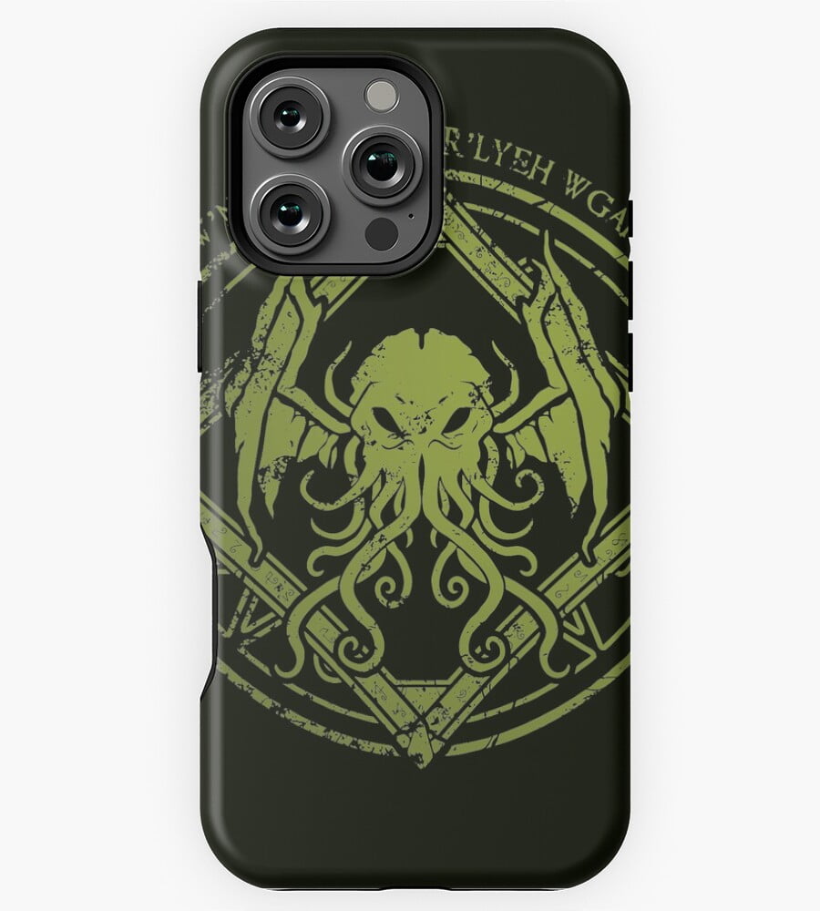 Cthulhu Lovecraft Distressed chant design GA8721 Phone Case for iPhone ...