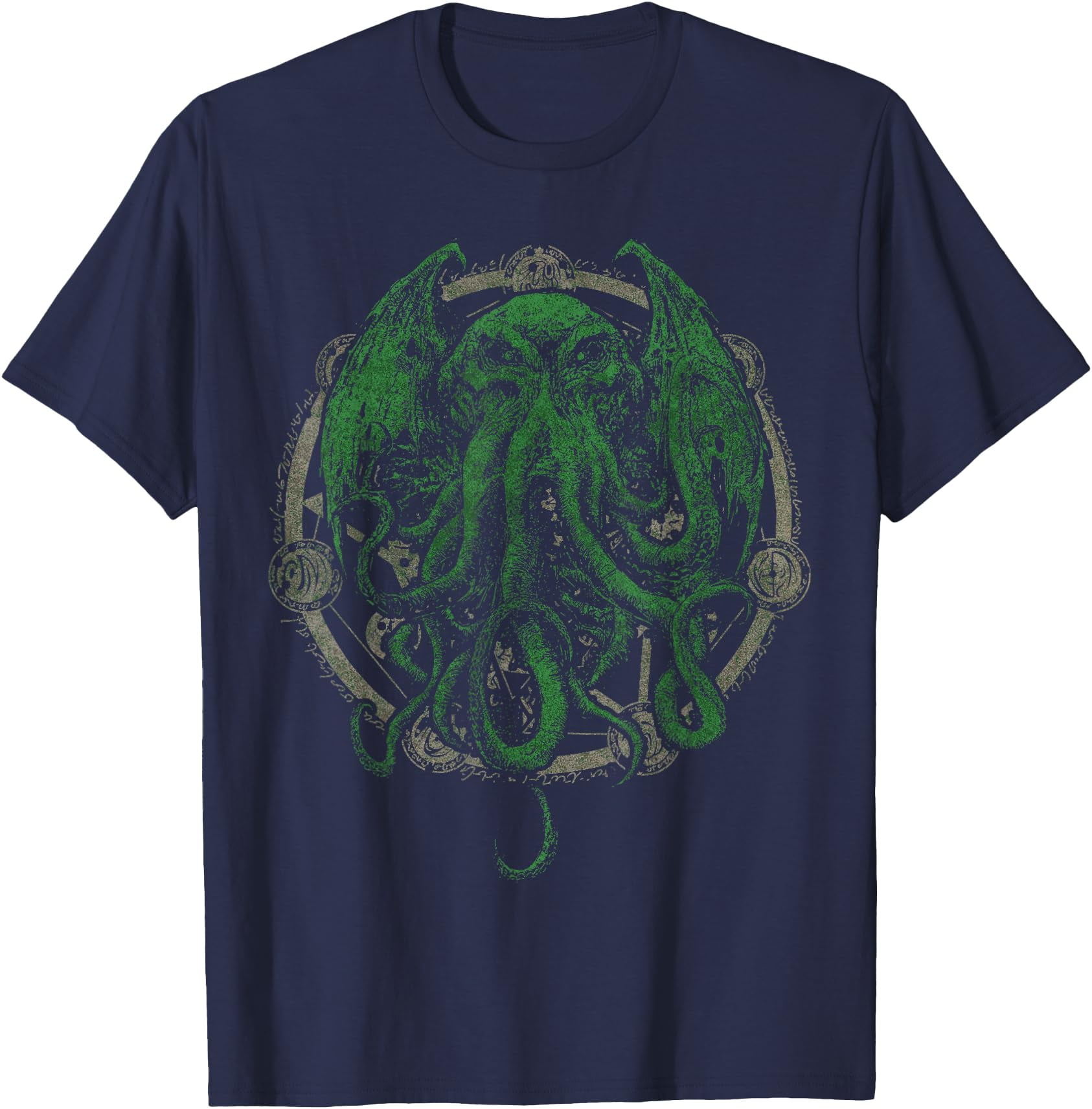 Cthulhu Lovecraft Myth Creature Softstyle Unisex T-Shirt,Navy Color ...