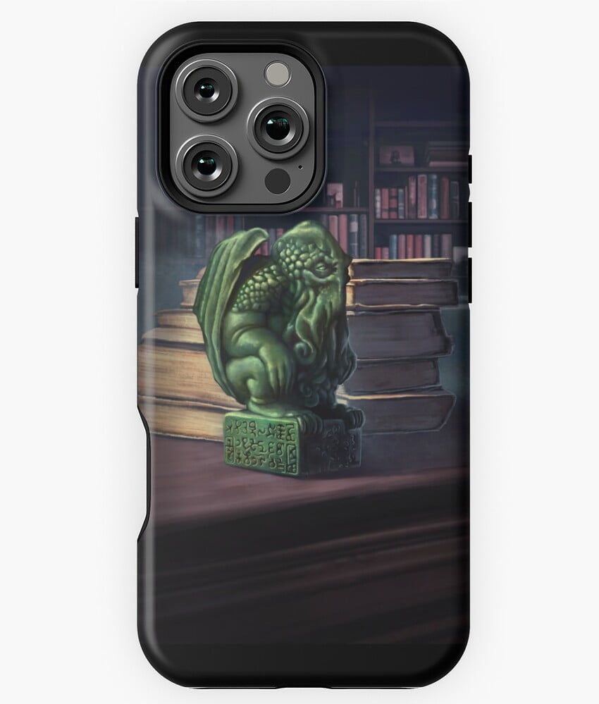 Cthulhu Lovecraftian Monster Horror Phone Case for iPhone 16 15 14 13 ...