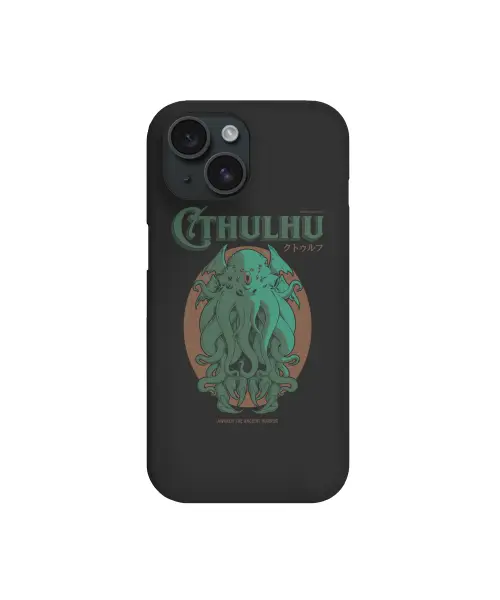 Cthulhu Magazine Funny Lovecraft Art Phone Case for iPhone 16 15 14 13 ...