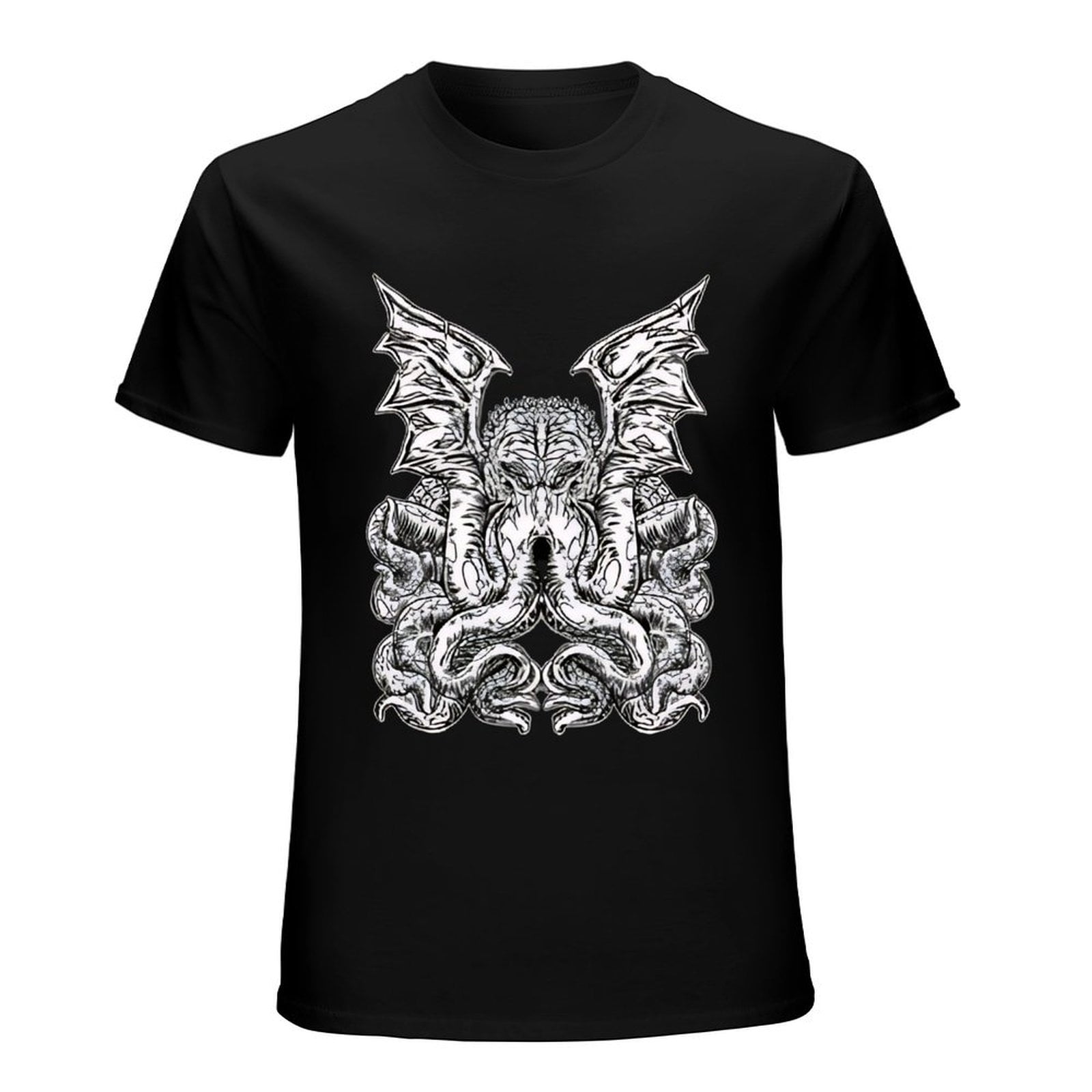 Cthulhu Men's T-Shirt Mythical and Lovecraftian Horror Graphic Men ...