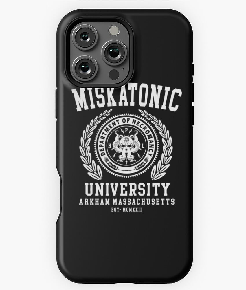 Cthulhu Miskatonic University Art Phone Case for iPhone 16 15 14 13 12 ...