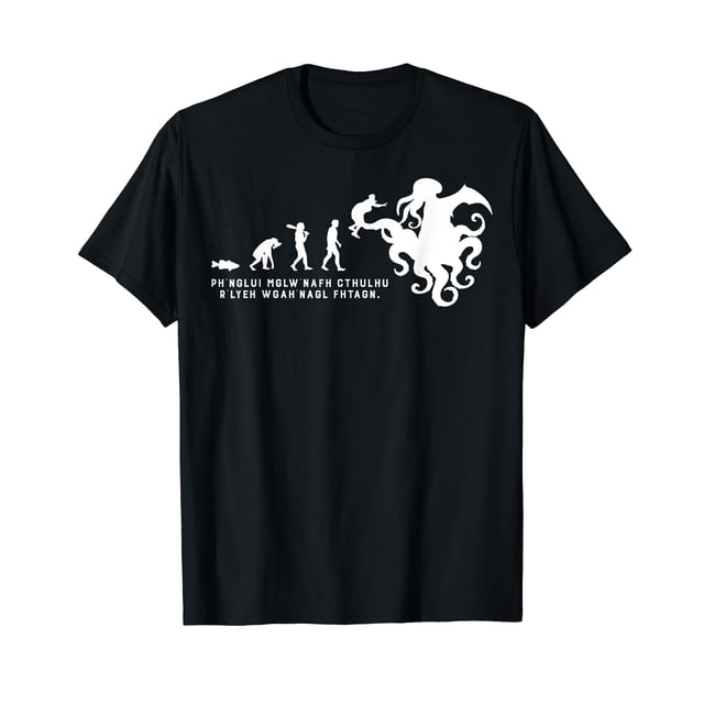 Cthulhu Mythos Evolution Theory Lovecraft Roleplay T-Shirt - Walmart.com