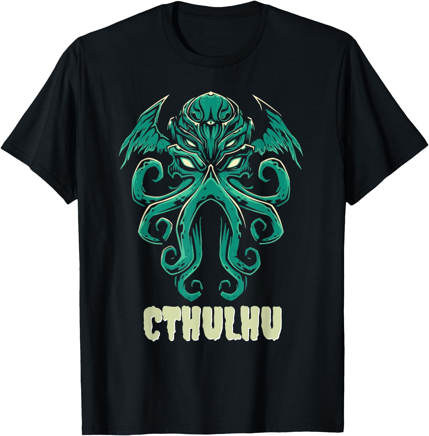 Cthulhu Mythos Face Softstyle Unisex T-Shirt,Black Color,Size YXS ...