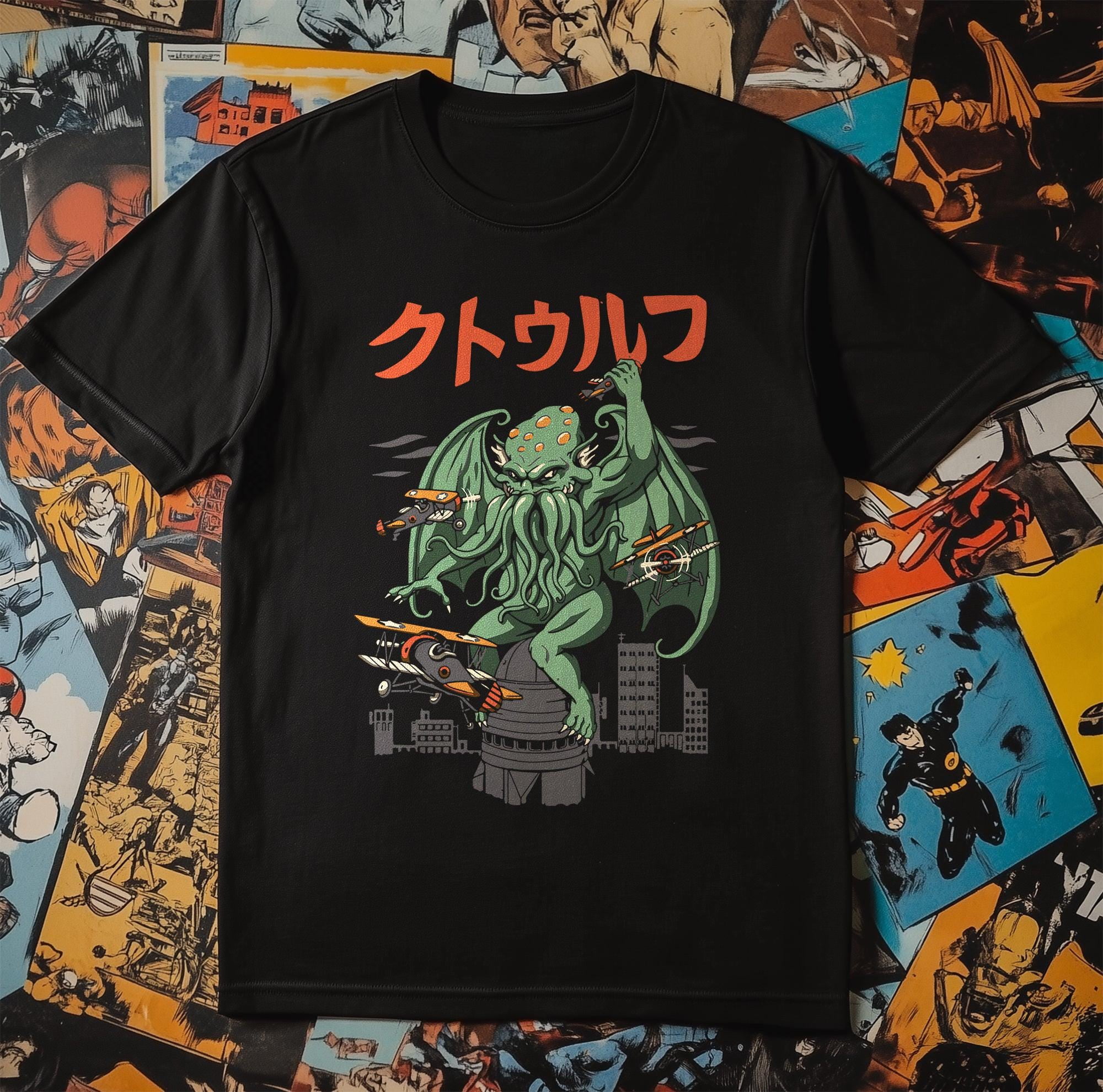 Cthulhu Mythos T-Shirt Anime Tees For all Animation and Comic Fans ...