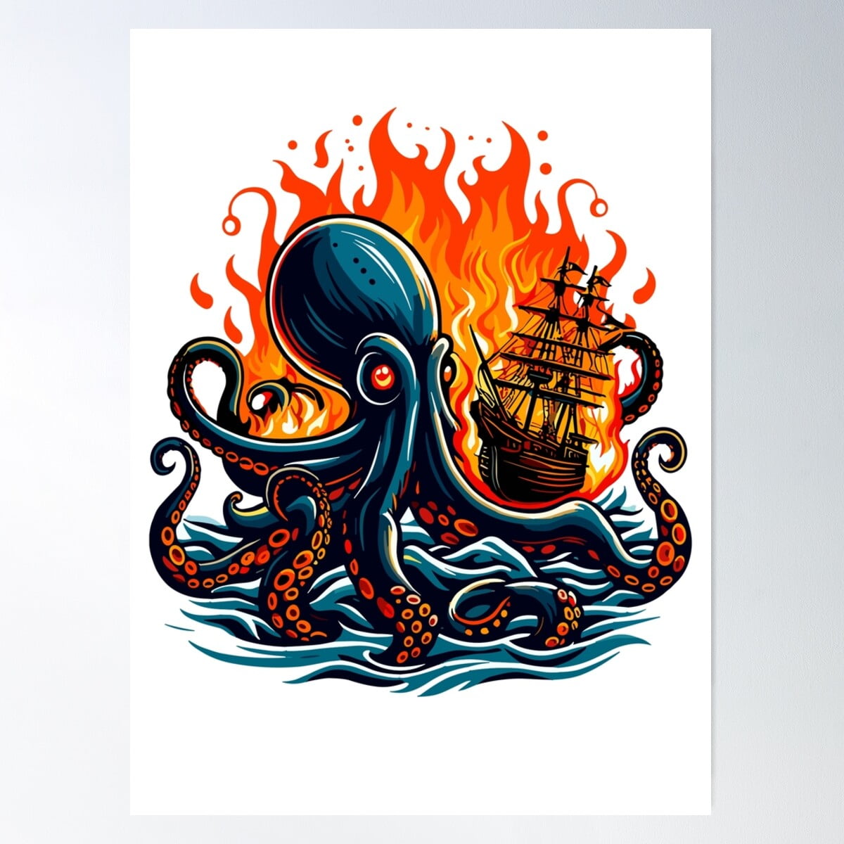 Cthulhu Poster Wall Art, Modern Wall Decor For Living Room Bedroom ...