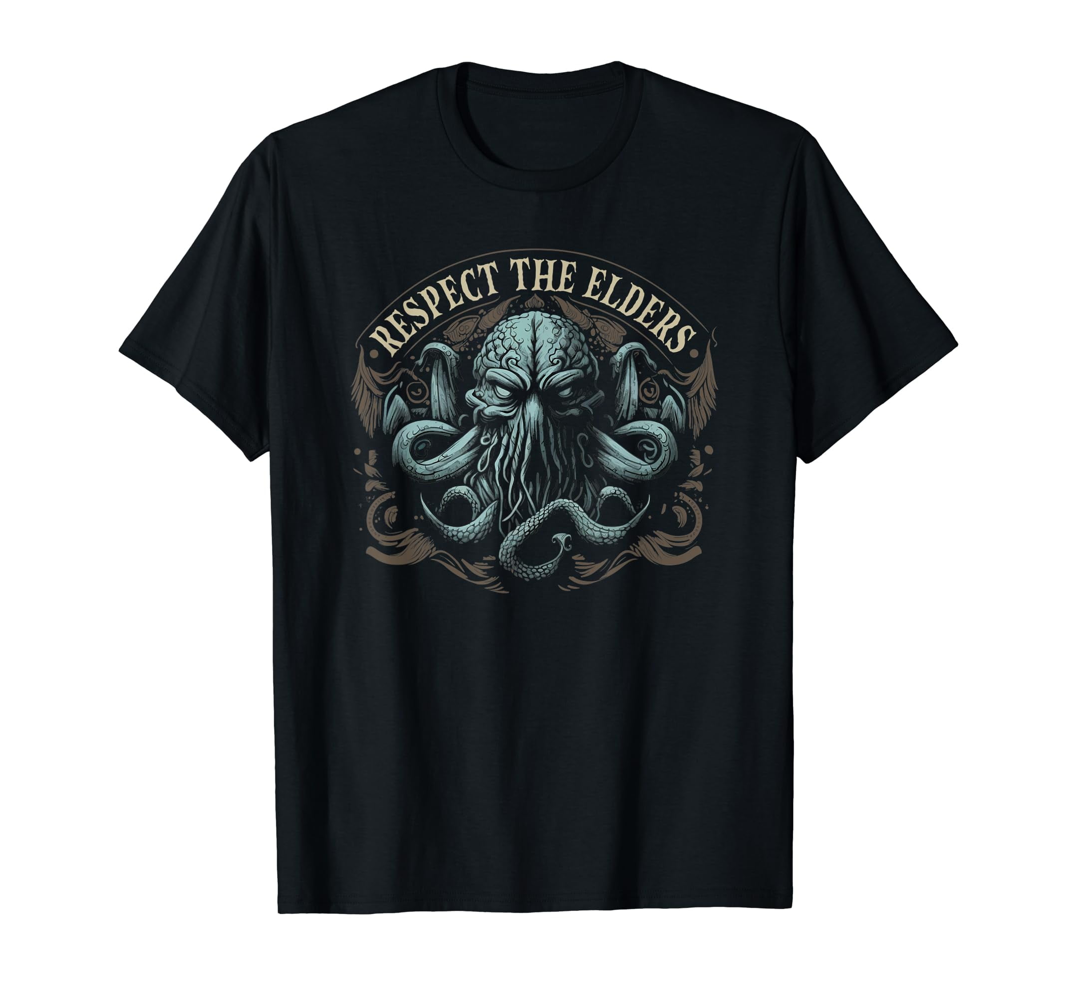 Cthulhu Respect The Elders, Cosmic Horror Cthulhu T-Shirt - Walmart.com