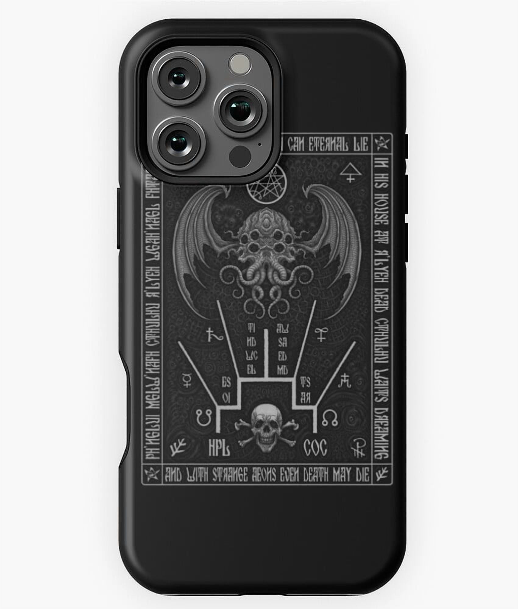 Cthulhu Schema Mono Azhmodai Art Phone Case for iPhone 16 15 14 13 12 ...