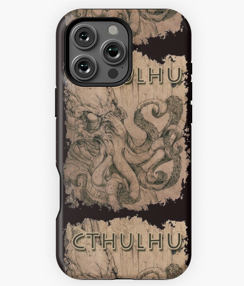 Cthulhu The Ancient Old One Horror Phone Case for iPhone 16 15 14 13 12 ...