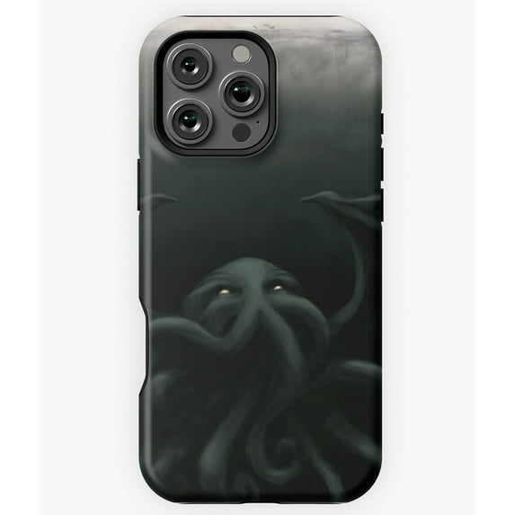 Cthulhu Waits Dreaming Lovecraft Quote Phone Case for iPhone 16 15 14 ...