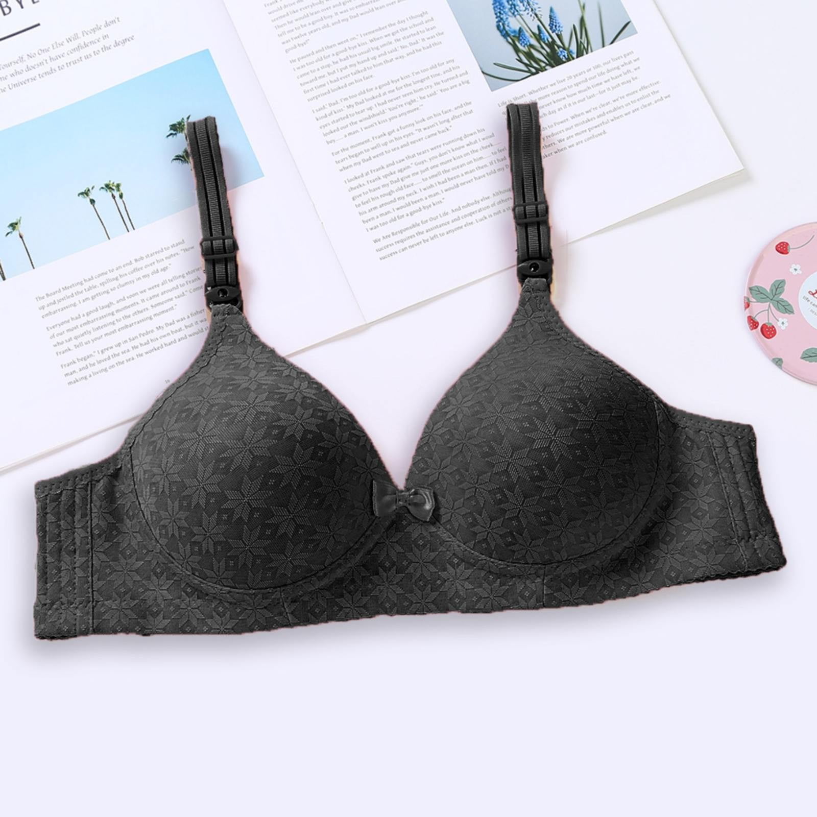 Ctnoerp Clearance Push Up Padded Bras Women's Small Chest Gathered ...