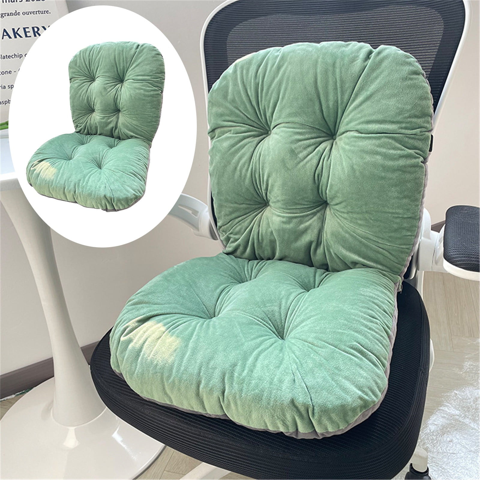 Ctnporpo Chair Cushion Plush Soft Seat Cushion with Removable Cover ...
