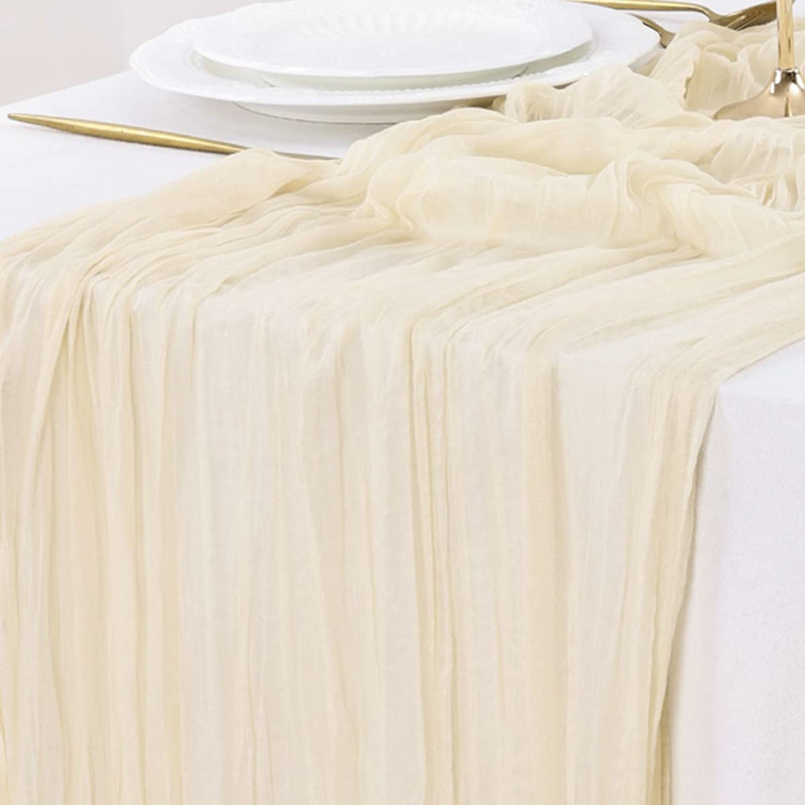 Ctnporpo Cheesecloth Table Runner 10ft Boho Rustic Black Cheese Cloth ...