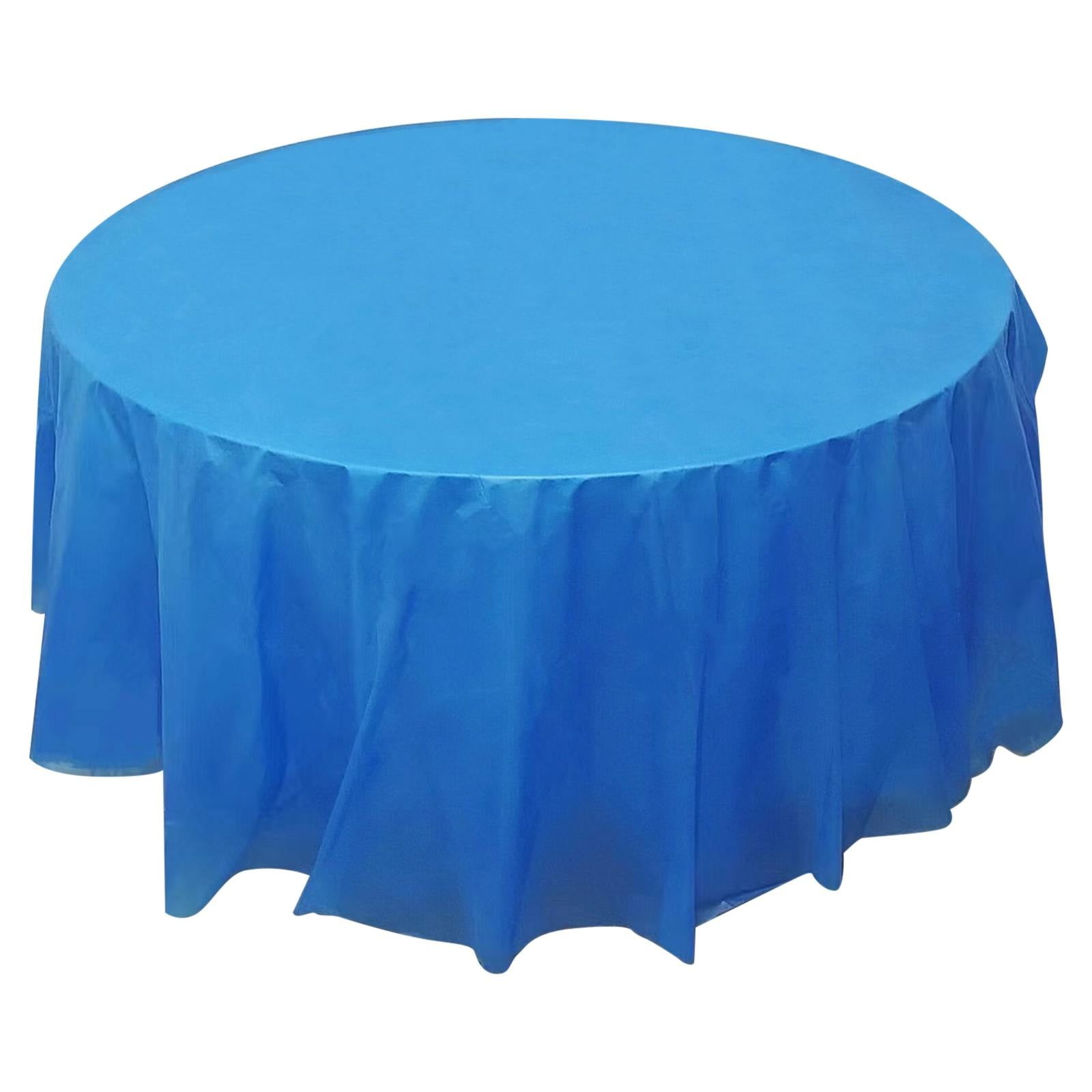 Ctnporpo Circular Tablecloths Available in 9 Colors with Polyester ...