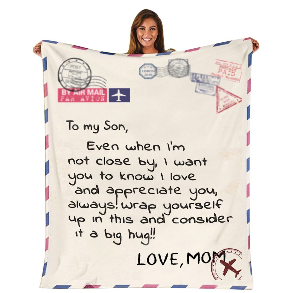 Ctnporpo Comfortable Wrap Blanket Perfect Letter Blanket A Gift for ...