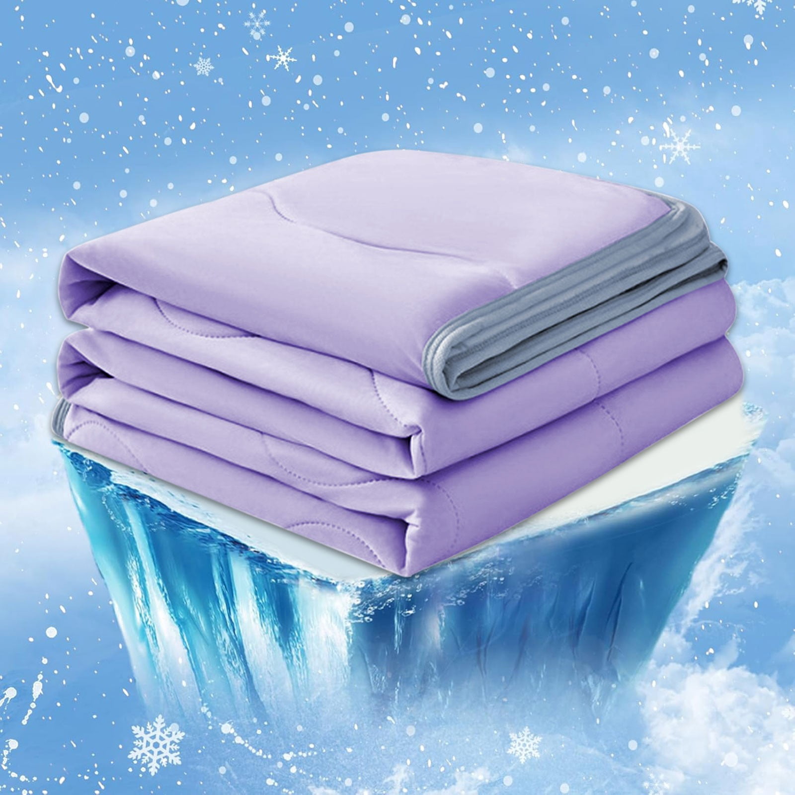 Ctnporpo Comforter Queen Size Blankets for Hot Sleepers and Night Blue ...