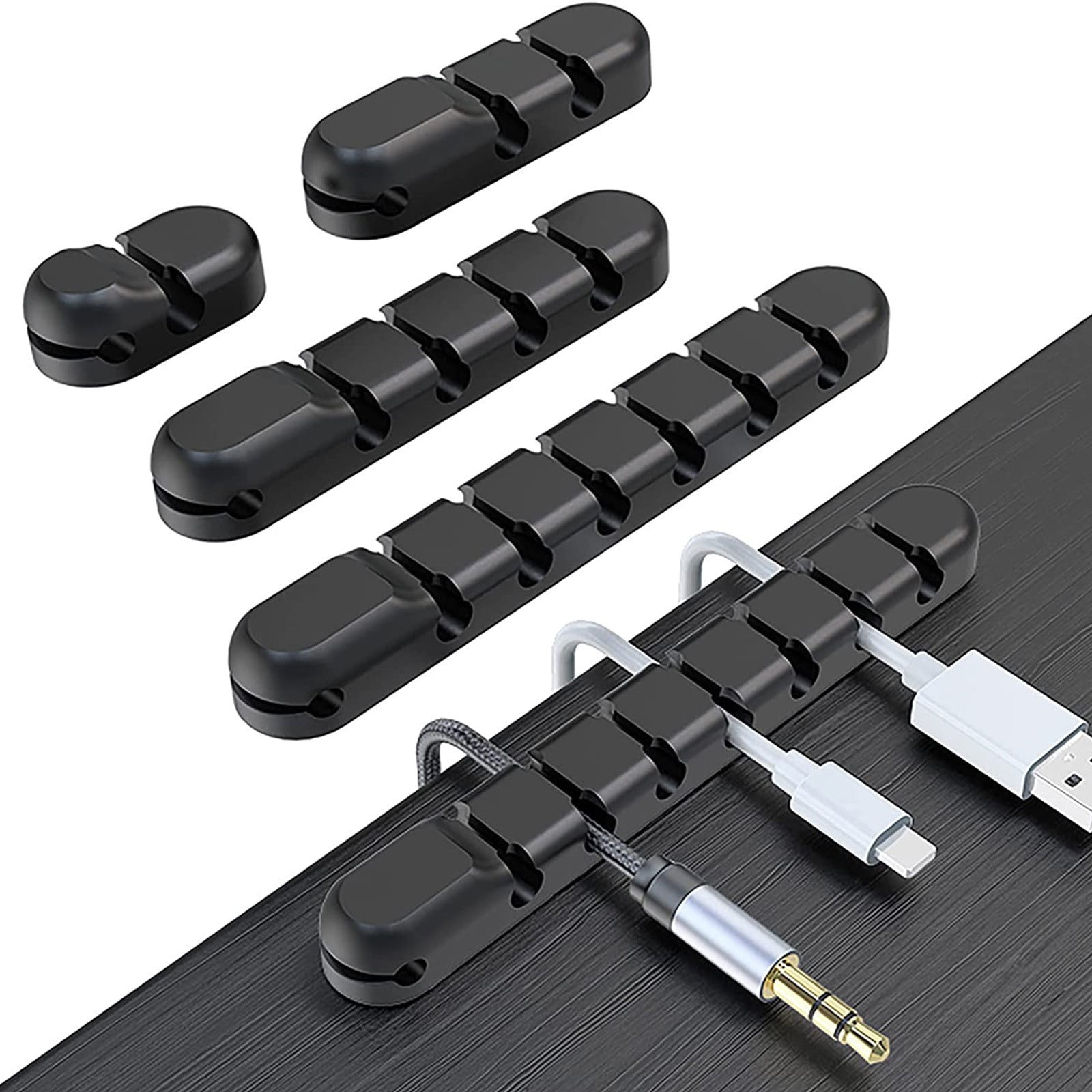 Ctnporpo Drop Multipurpose Tidy Holder Cable Organizer Clips 5Pcs Fixer ...