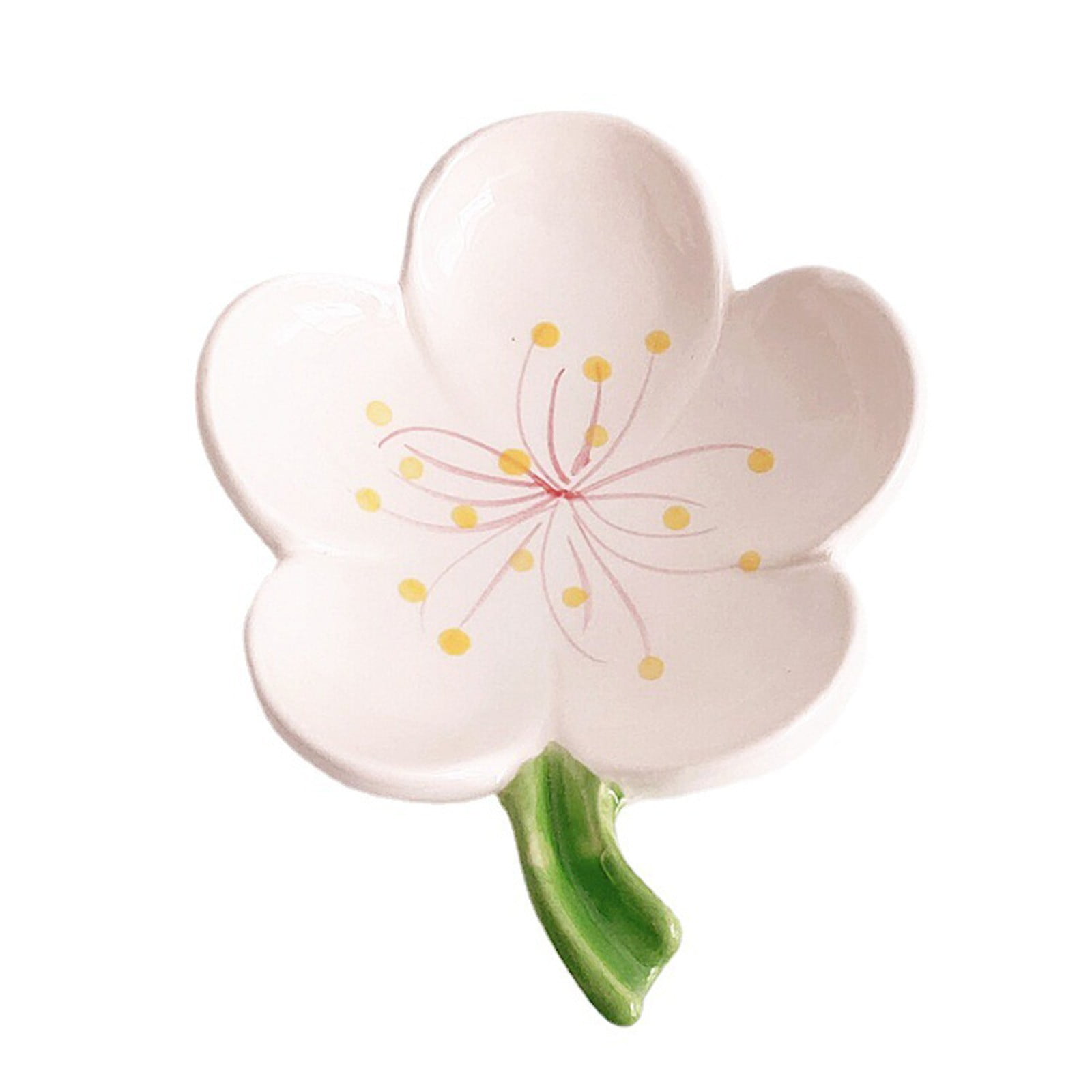 Ctnporpo Flower Ceramic Soap Box Creative Hotel Toilet High End Drain ...