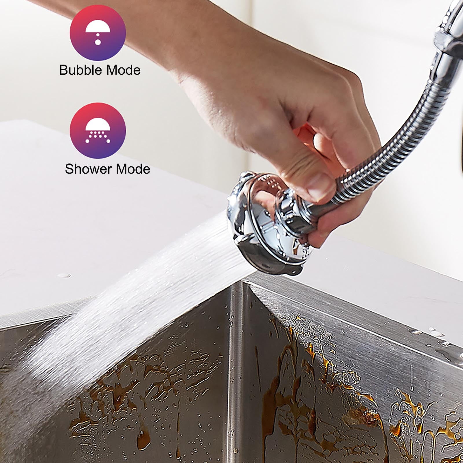 Ctnporpo Kitchen Water ° Sprayer Extender Saving Filter Faucet 360 ...