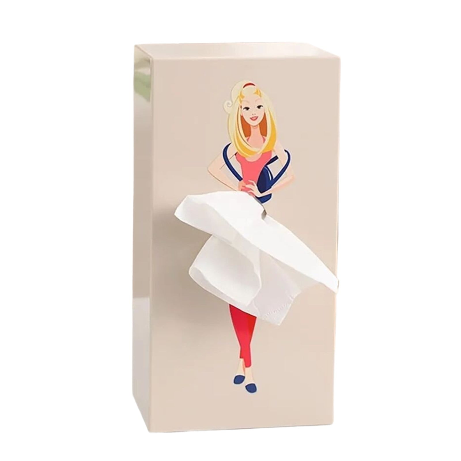 Ctnporpo Lady Funny Skirt Tissue Box Fun Tissue Box Living Room Coffee ...