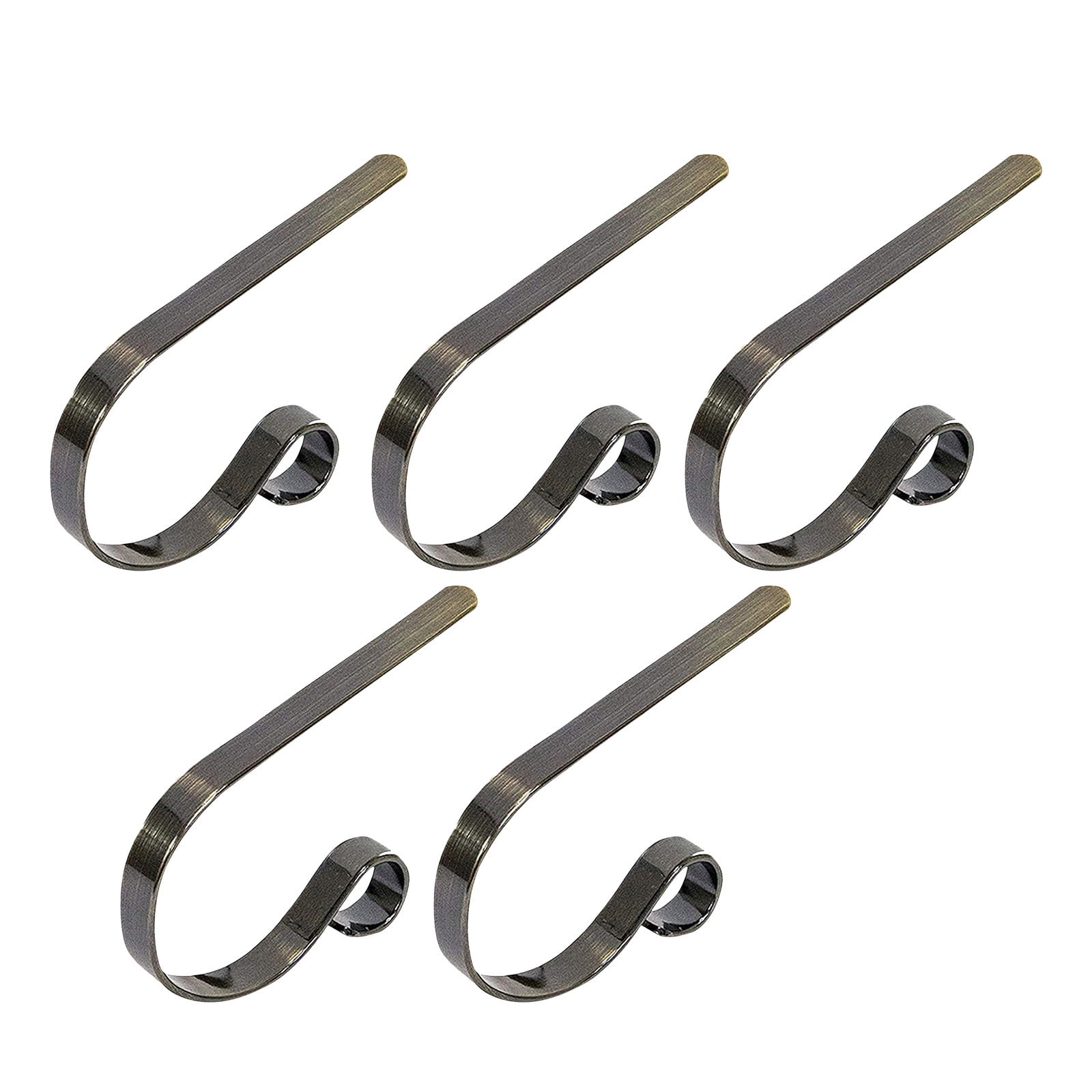 Ctnporpo Metal Christmas Stocking Holder Hooks Fireplace Hanger with ...