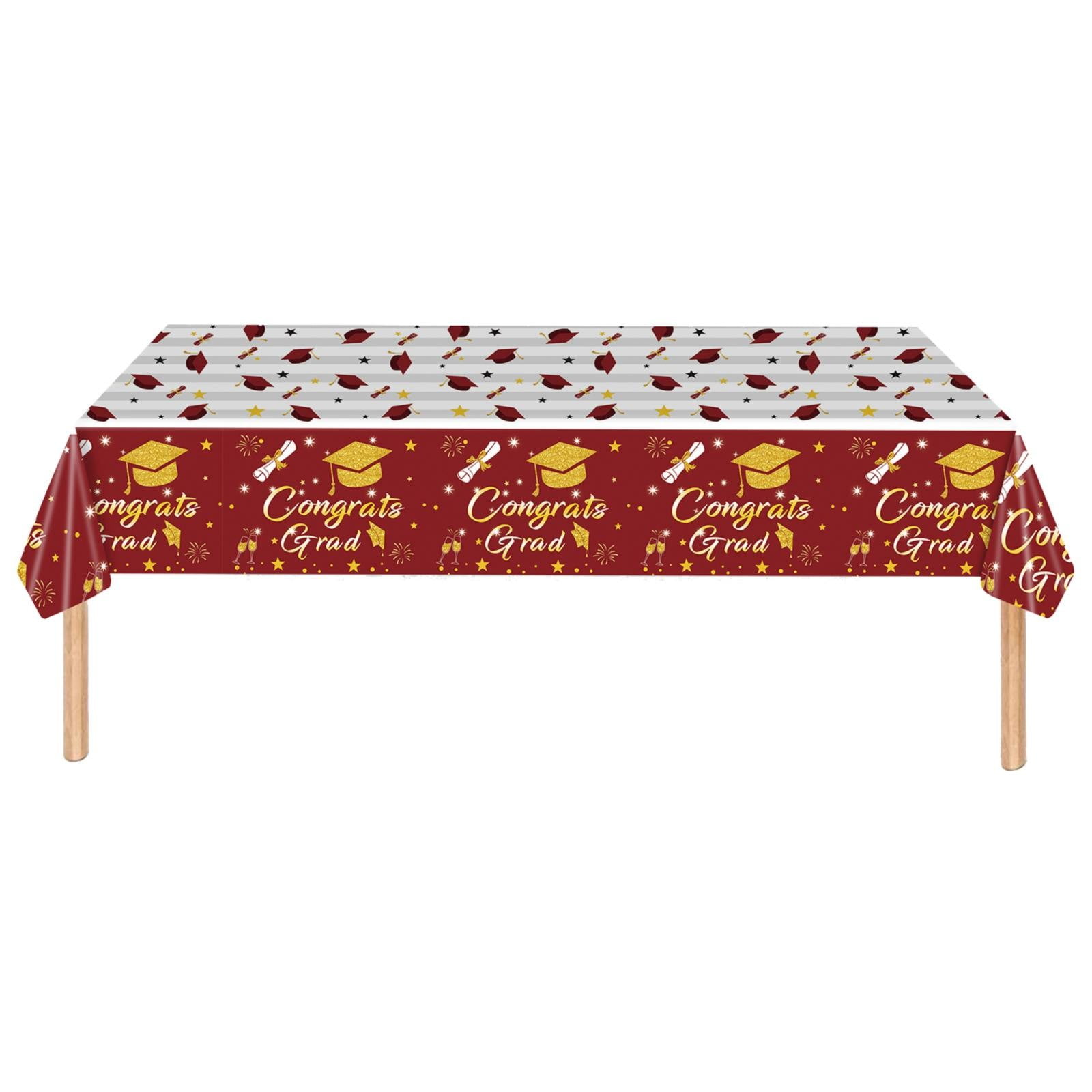 Ctnporpo New Season of Graduation Table Cloth Gold Adult First Year ...