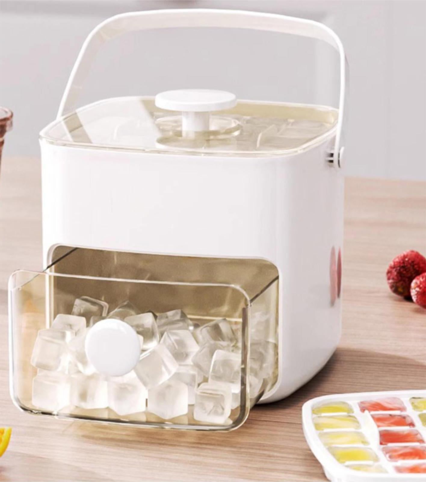 Ctnporpo Reduced Ice Cube Mold Pressing The Ice Grid Ice Block Ice ...