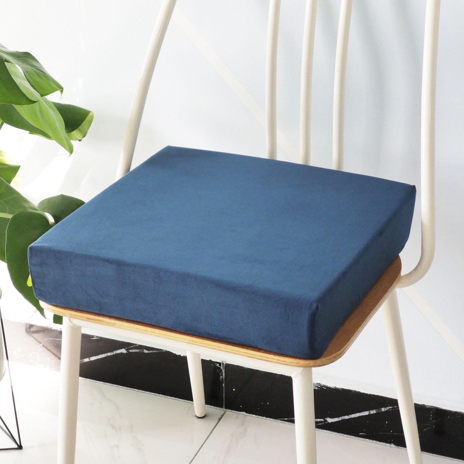 Ctnporpo Reinforced Sponge Cushion with Dutch Velvet Fabric Solid Wood ...