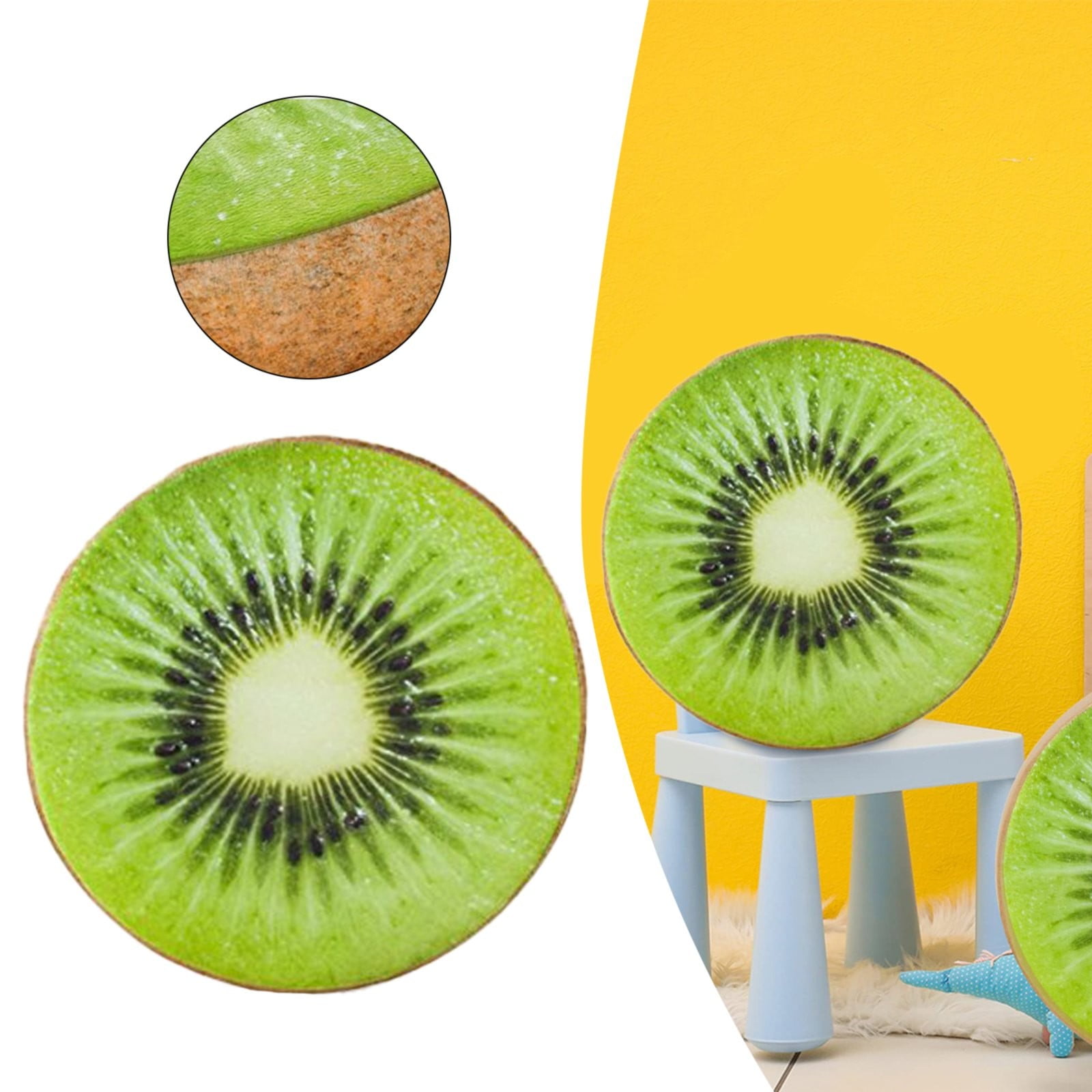 Ctnporpo Seat Cushion Round Throw Pillows 3D Print Decorative Plush ...