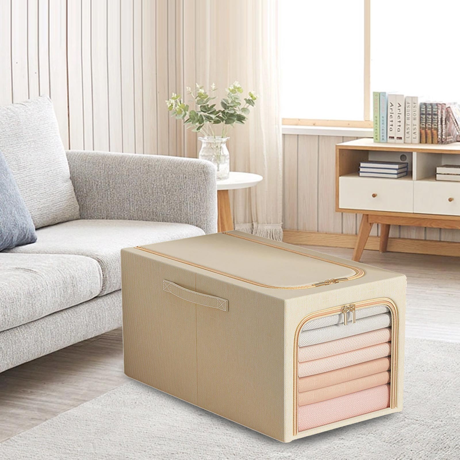 Ctnporpo No Smell Storage Box Fabric Clothes Large Capacity Stackable ...