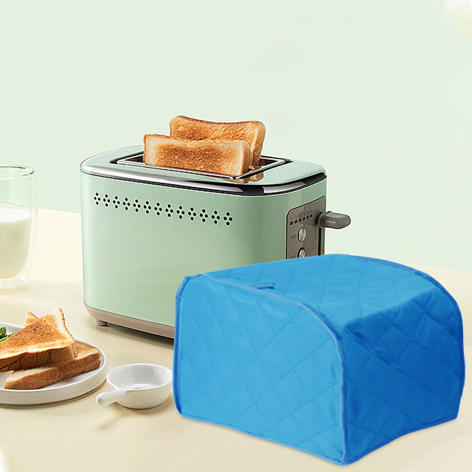 Ctnporpo Storage Case 2 Slices Bread Toaster Cover Protector Home Small ...