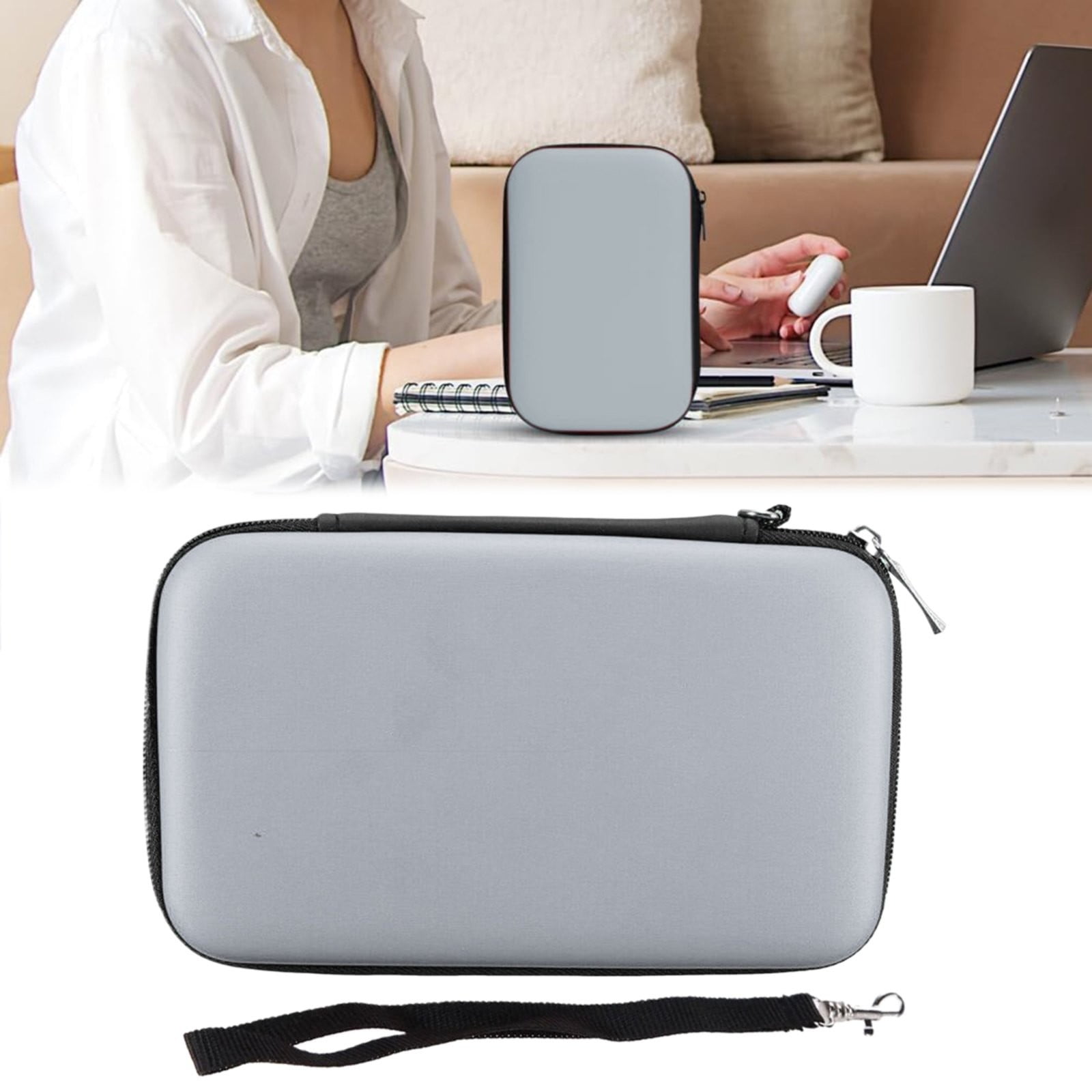 Ctnporpo Storage Case Hard Drive Carrying Case Storage Organizer Bag ...