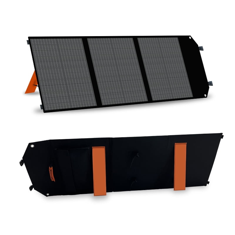 Ctolity 100W Portable Solar Panel for Power Station, 18V Foldable Solar ...
