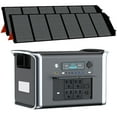 Ctolity Portable Power Station 2400W 2048Wh LiFePO4 Solar Generator ...