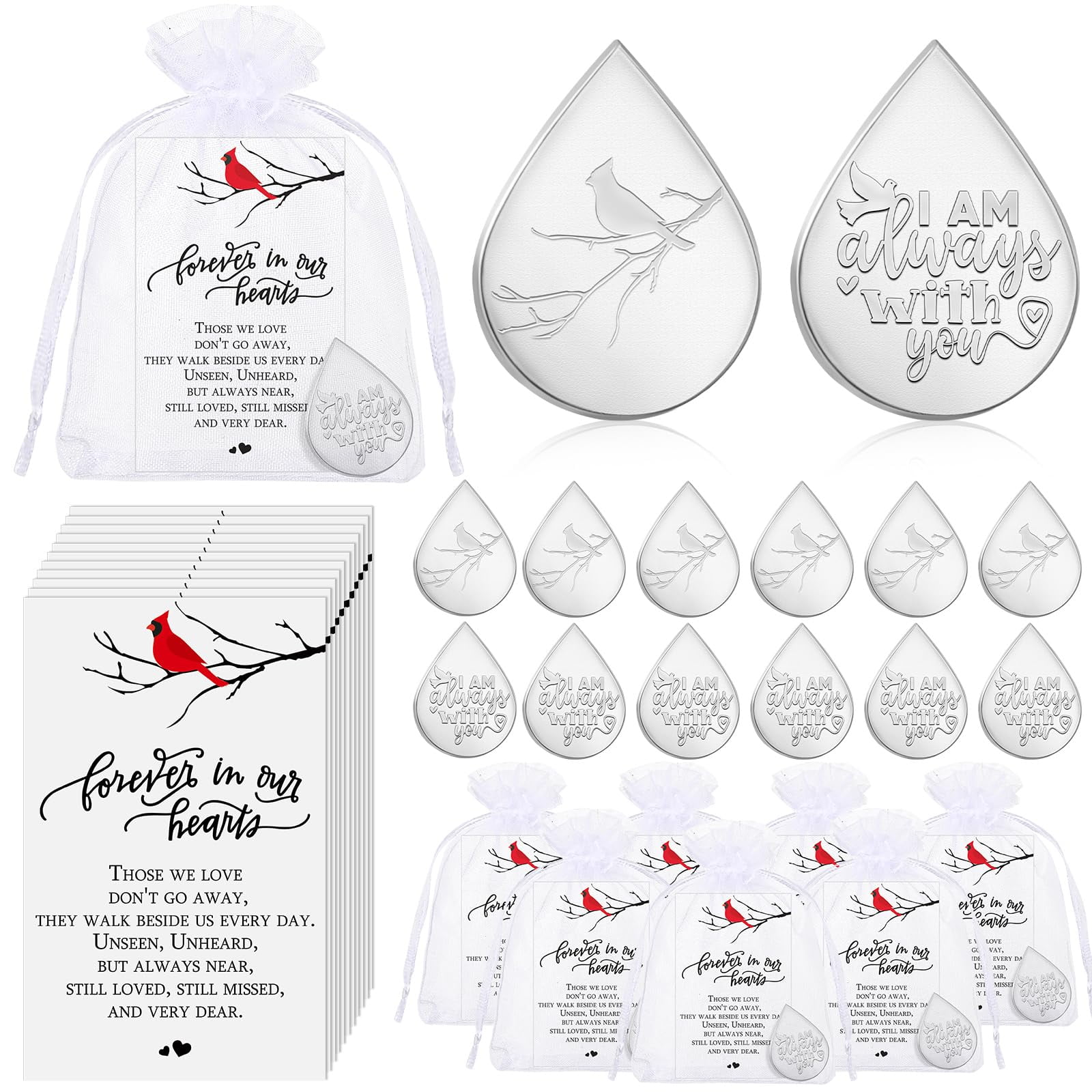 Ctosree 50 Set Funeral Gifts Celebration ATT1of Life Father Decorations ...