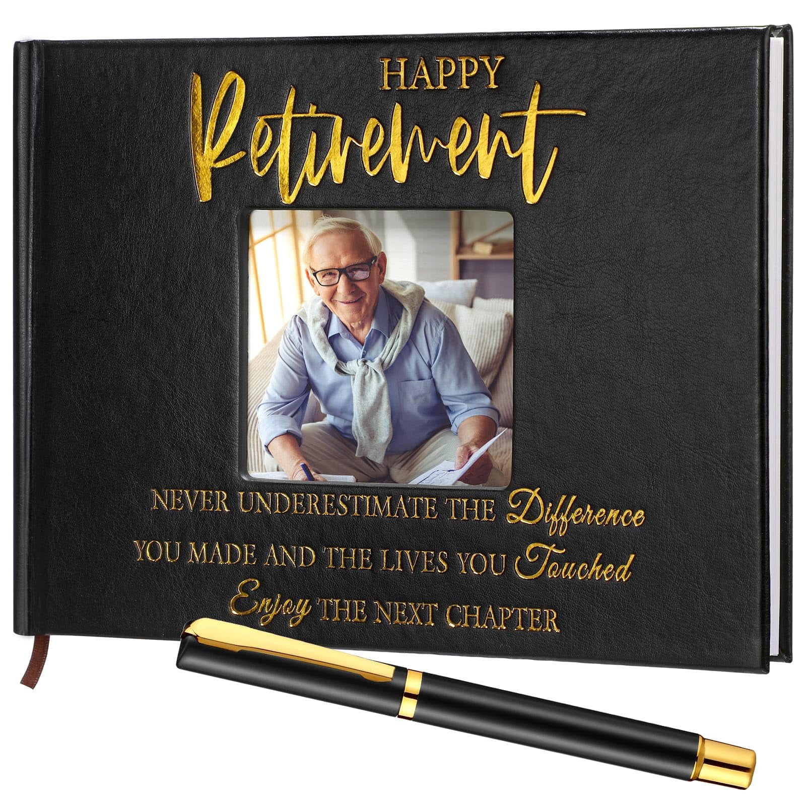 Ctosree Retirement Guest Book MSF2 with Signature Pen Retirement Party ...