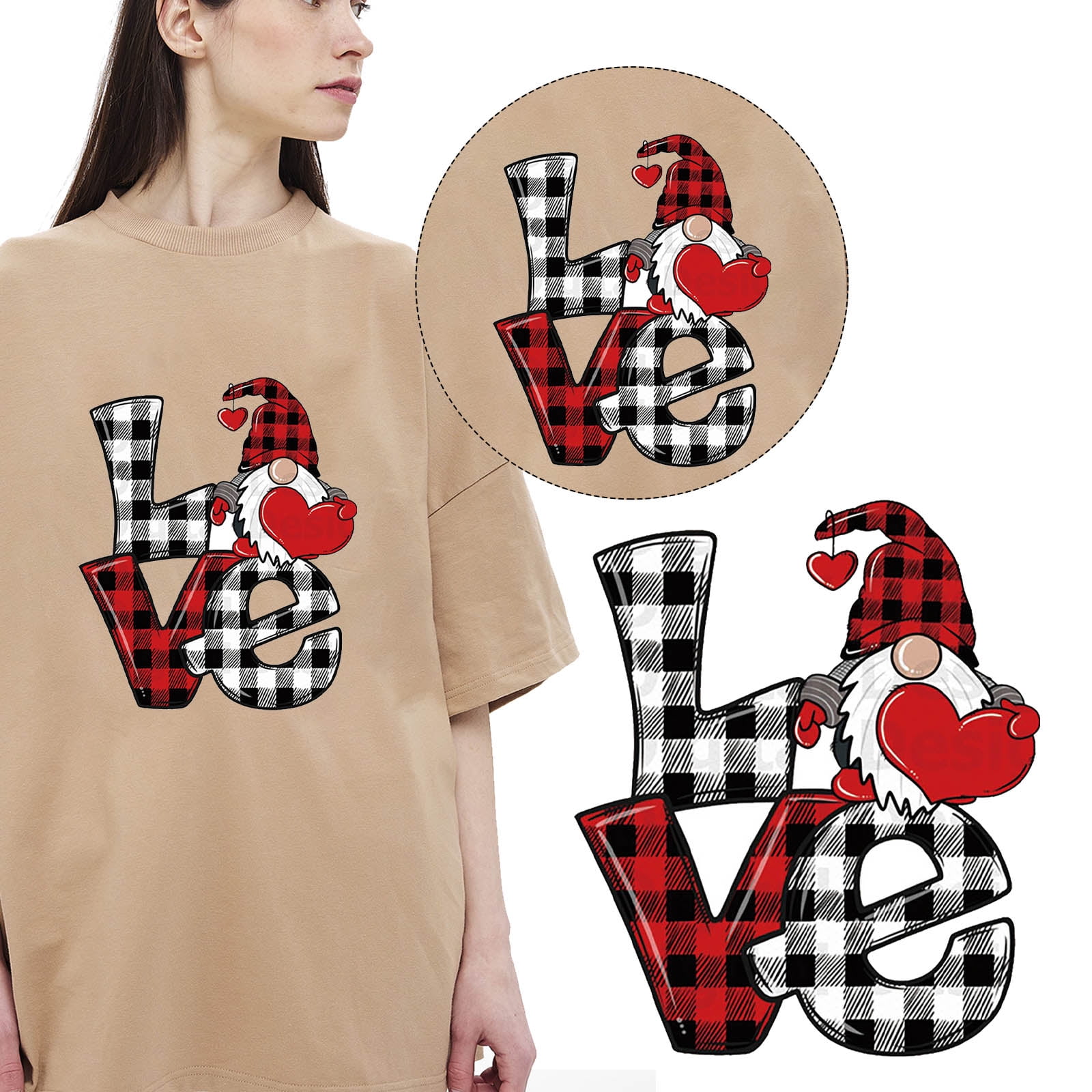 Ctr Stickers Valentine's Day Heat Transfer Stamping Stickers High ...