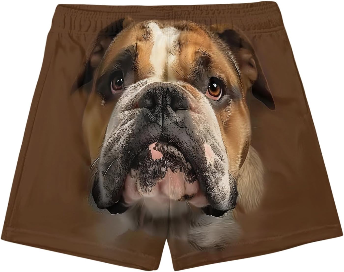 Ctreela Men's Funny Dog 3D Graphic Yellow Loose Fit Summer Beach Shorts ...